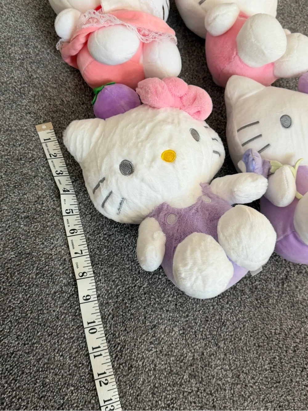 Sanrio | Toys | Sanrio Hello Kitty Plush Lot Of 4 Pastel Fruit Floral ...